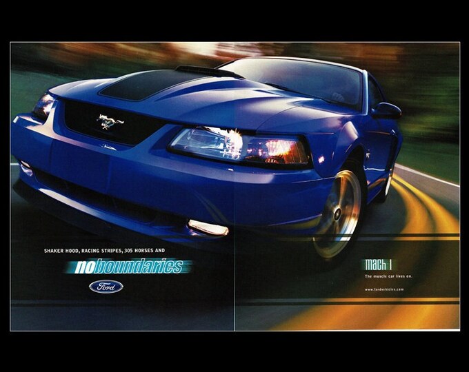 2003 Ford Mustang GT Mach 1 Original Magazine Ad - Etsy