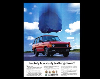 1988 Land Rover Range Rover Original Retro Magazine Ad - Etsy