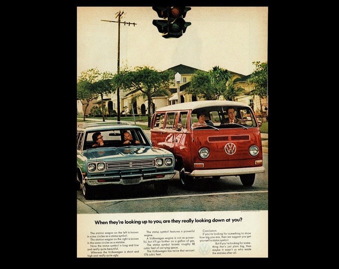 1969 VW Bus Original Magazine Ad - Etsy