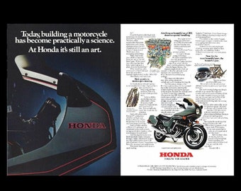 1987 Honda Magna Motorcycle Original Magazine Ad - Etsy