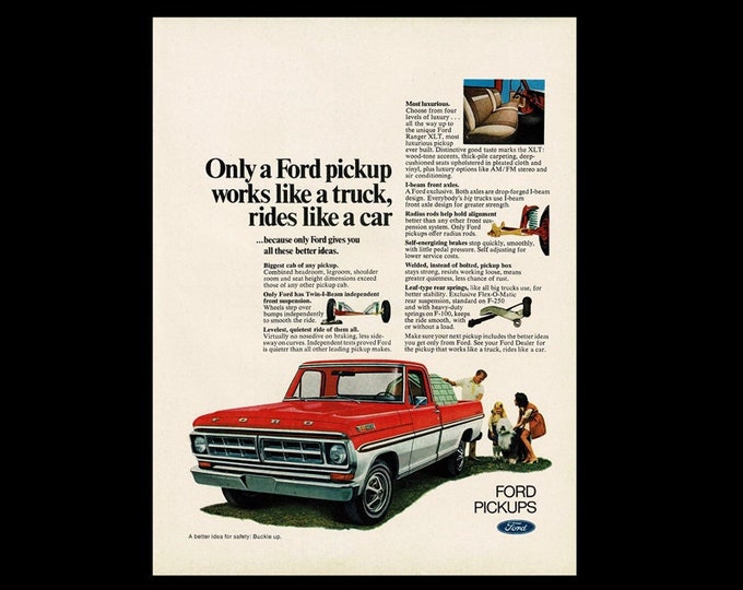 1970 Ford F100 Pick up Truck Original Magazine Ad - Closeout Sale ...