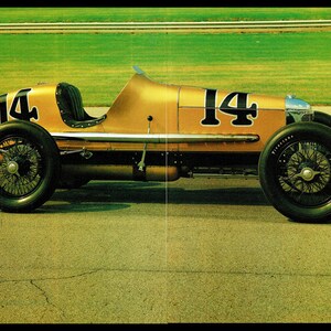 1928 Miller 91 Indy 500 Race Car Magazine Feature Article - 1985 ...