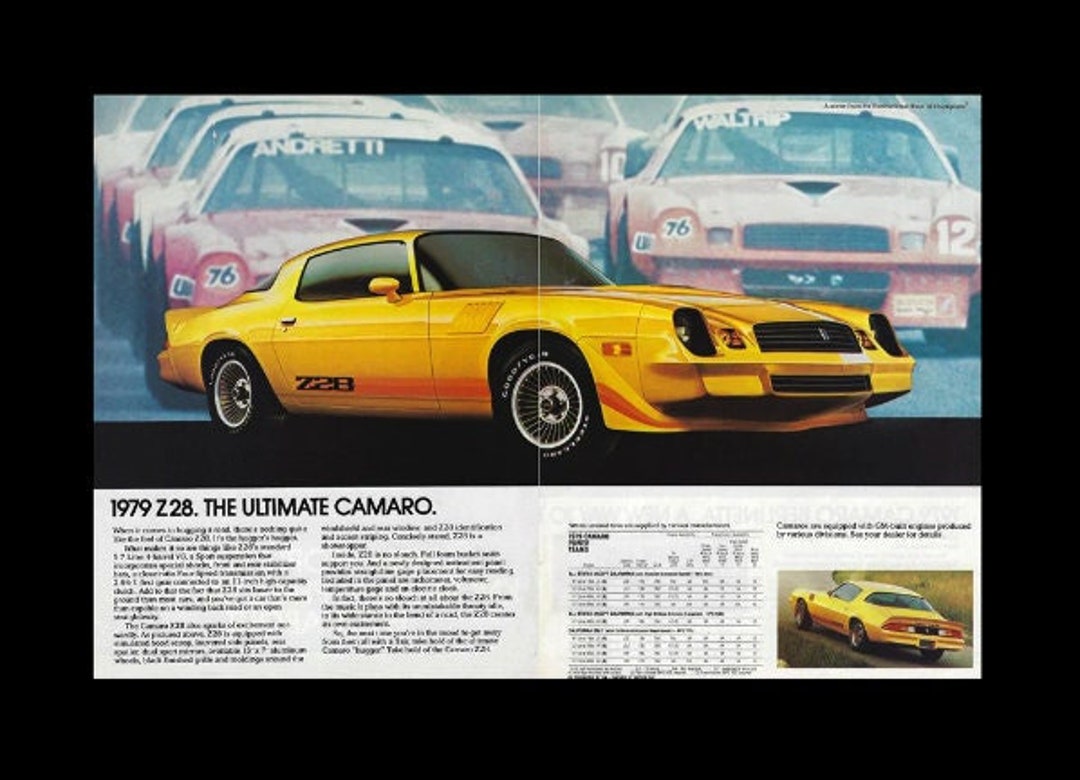 1979 Chevy Camaro Z28 Original Magazine Ad - Etsy