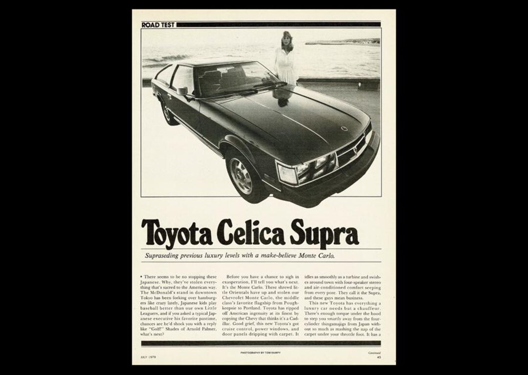 1979 Toyota Supra Original Magazine Road Test - Etsy