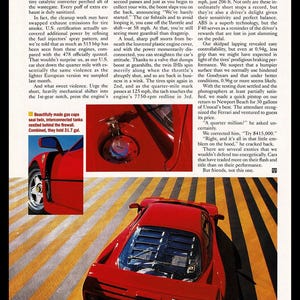 Ferrari F40 Original Magazine Ads & Road Test 3 Item Special Sale Price ...