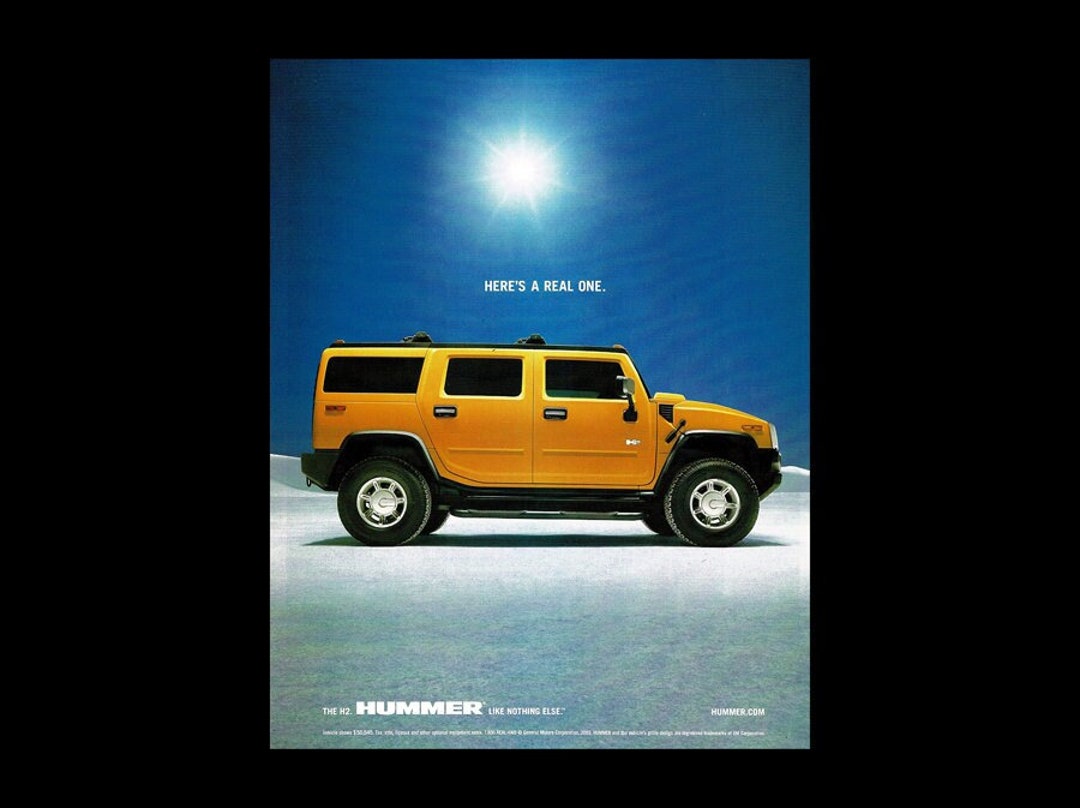 2003 Hummer H2 Original Magazine Ad - Etsy