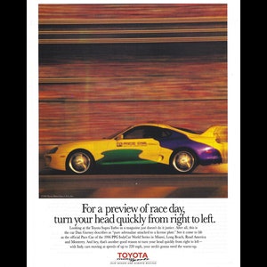 1996 Toyota Supra Original Magazine Ad - Etsy