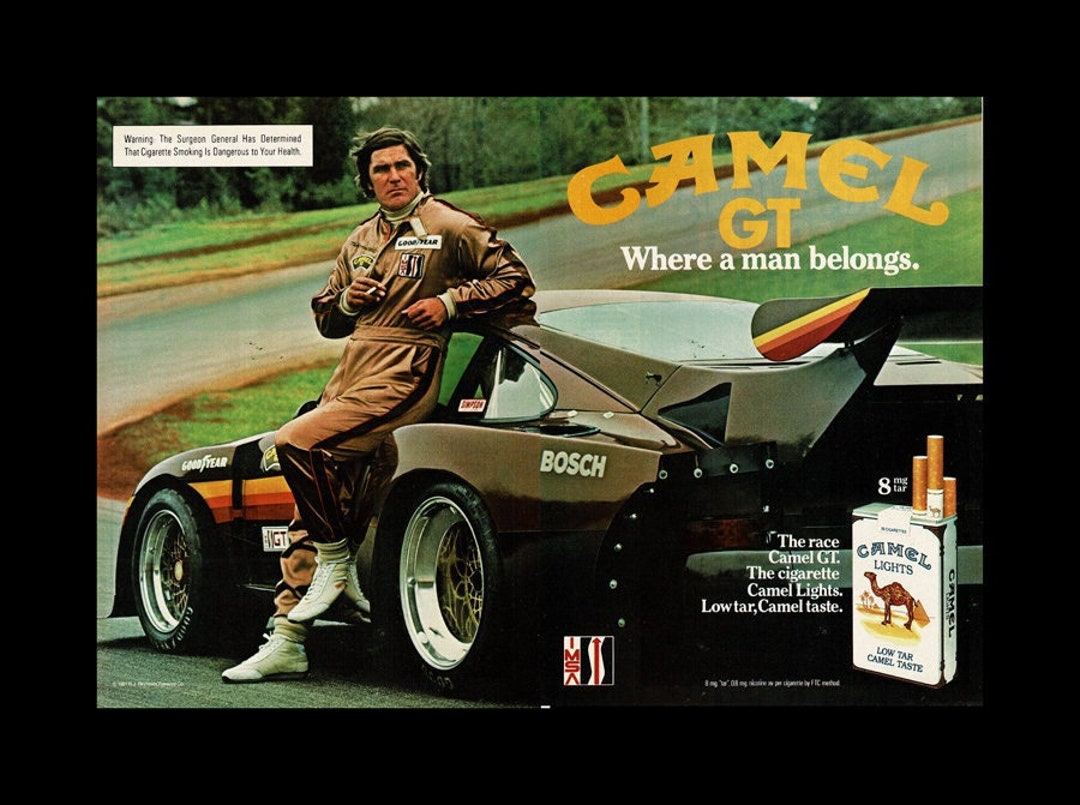 1981 Camel Cigarettes Motorsports Sports Car Racing Original Magazine ...