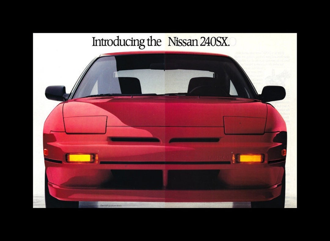 1989 Nissan 240SX Original Magazine Ad - Etsy