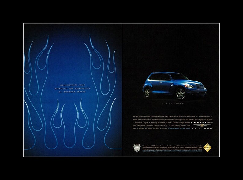 2003 Chrysler PT Cruiser Original Magazine Ad - Etsy