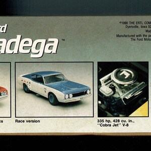 1969 Ford Torino Talladega Vintage Model Kit 1/25 Scale - Etsy