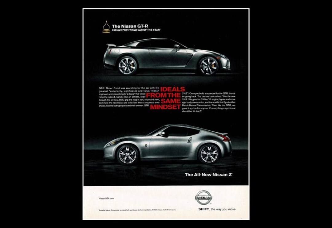 Nissan GT-R & 370Z Original Magazine Ad - Etsy