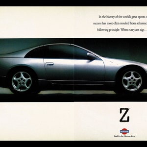 1990 Nissan 300ZX Original Magazine Ad - Etsy