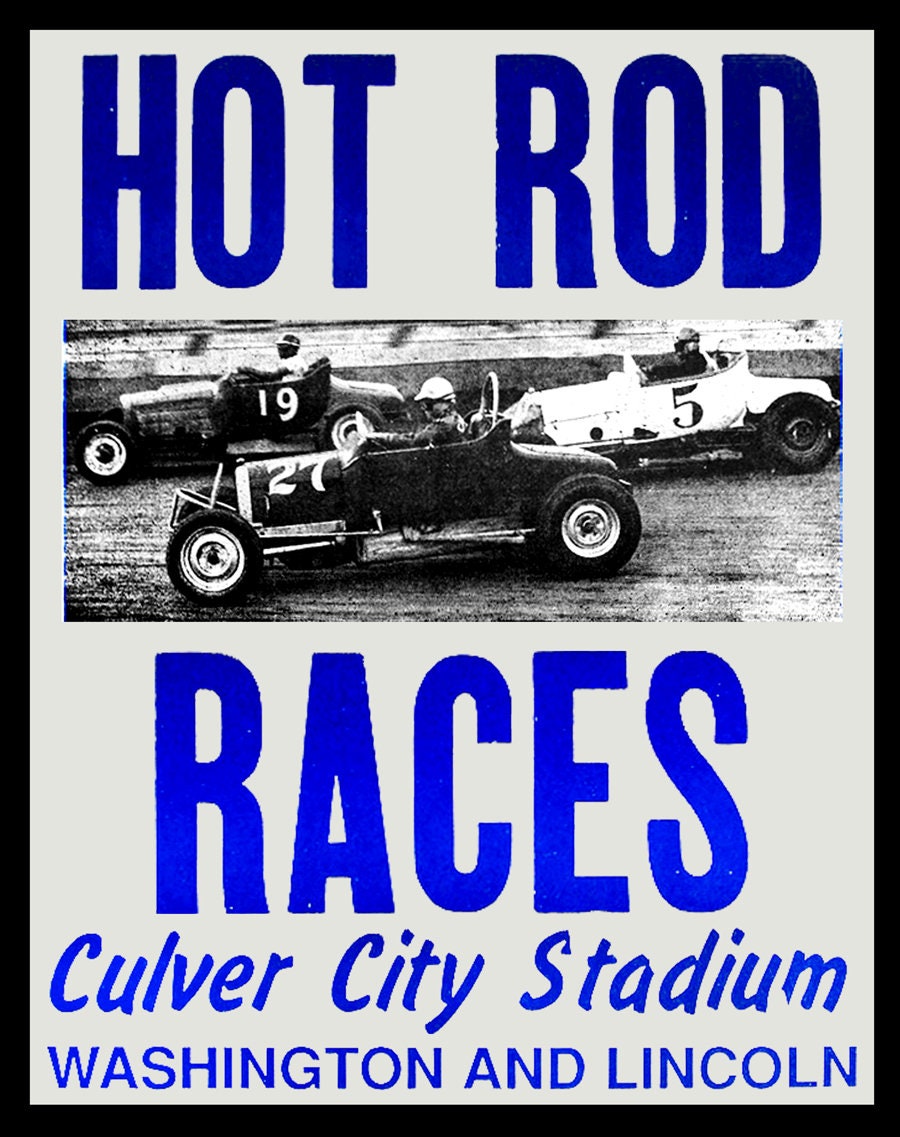 1940's Culver City California Speedway Vintage Dirt - Etsy
