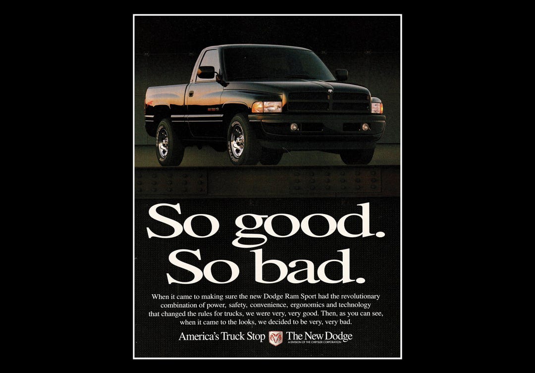 1995 Dodge Ram Pick up Truck Original Magazine Ad - Etsy