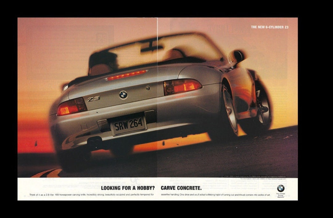 1997 BMW Z3 Original Magazine Ad - Etsy
