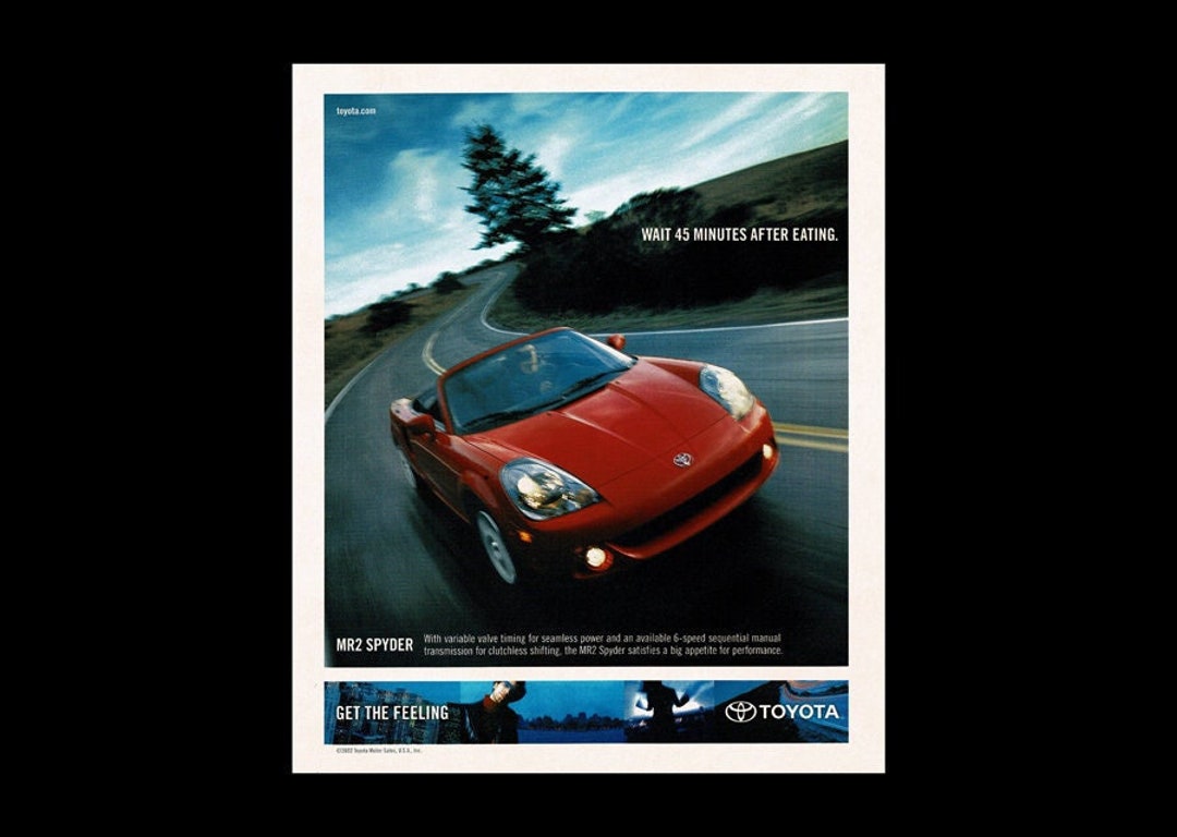 2002 Toyota MR2 Original Magazine Ad - Etsy