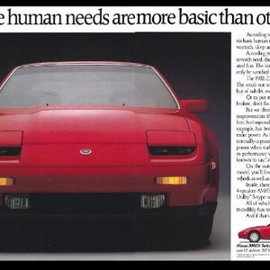 1988 Nissan 300ZX Turbo Original Magazine Ad - Etsy