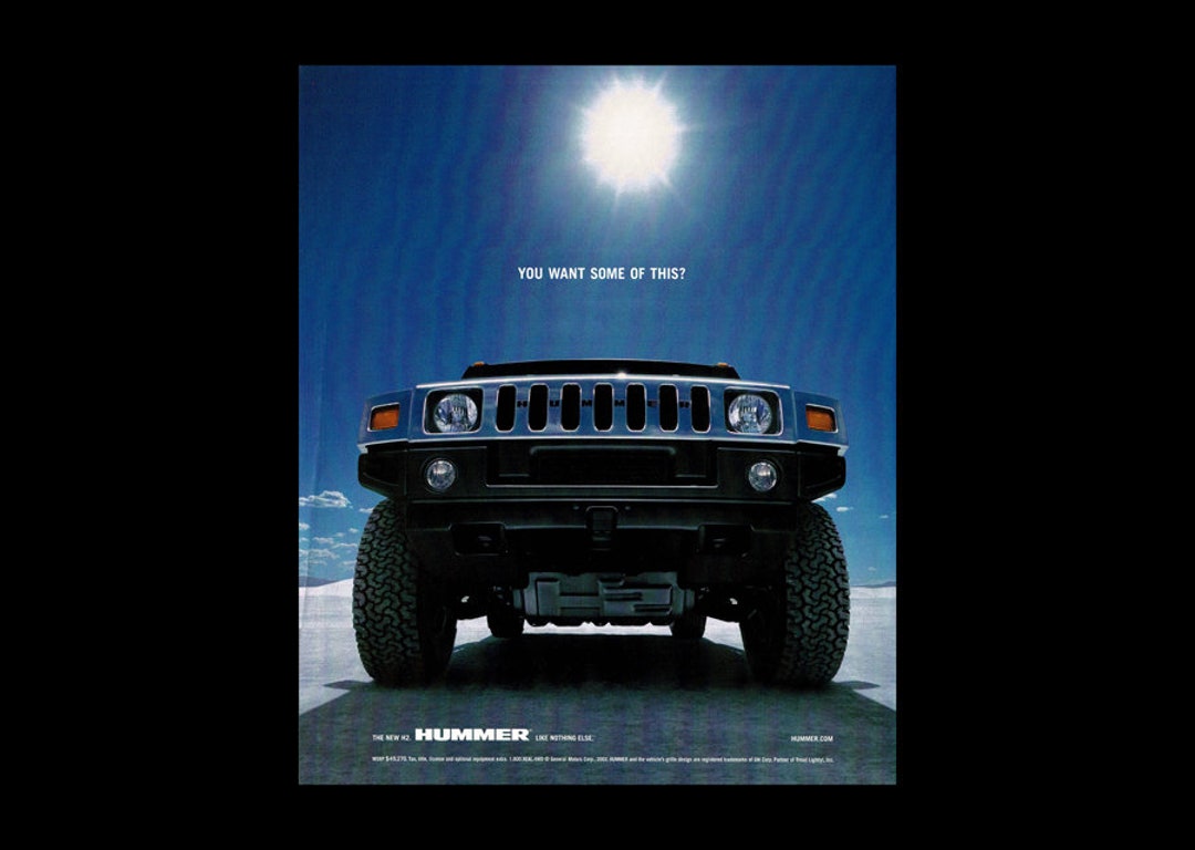 2003 Hummer H2 Original Magazine Ad - Etsy