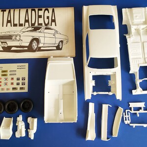 1969 Ford Torino Talladega Vintage Model Kit 1/25 Scale - Etsy