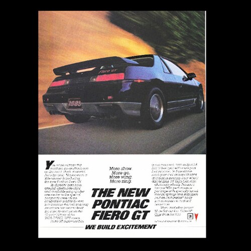 Fiero Parking Sign Fiero Signs Pontiac Fiero Fiero Sign - Etsy