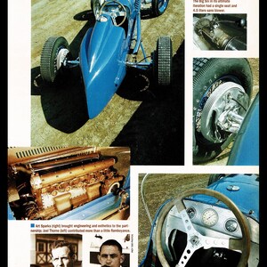 1937 Indy 500 Thorne-sparks Race Car Original Magazine History Feature ...
