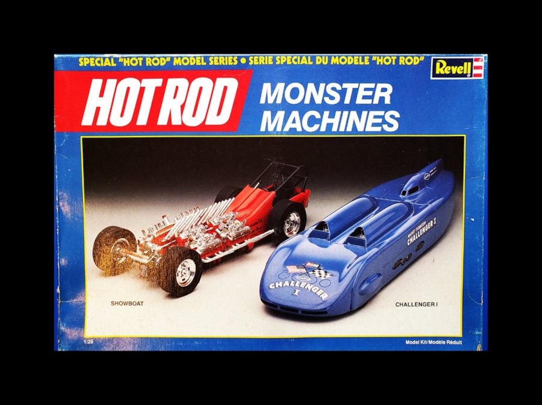 Monster Machines Vintage Revell Model Kit 1/25 Scale - Tommy Ivo ...