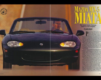 Vintage Miata Poster - Etsy