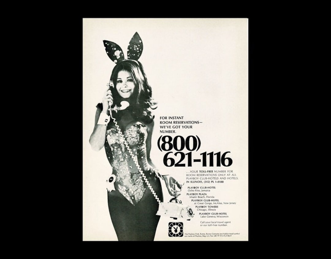 1972 Playboy Bunny Original Magazine Ad - Etsy