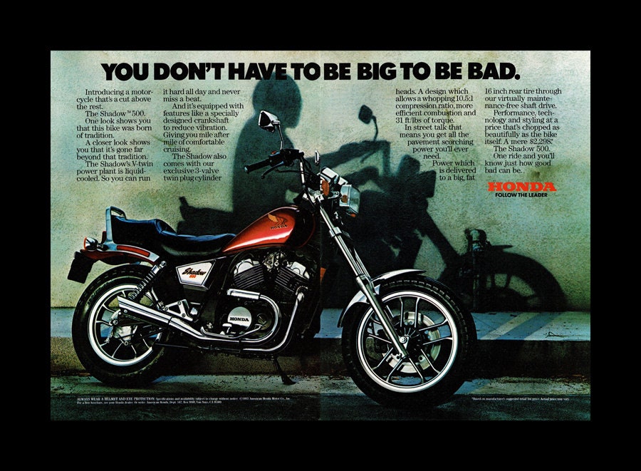 1983 Honda Shadow 750 Decals