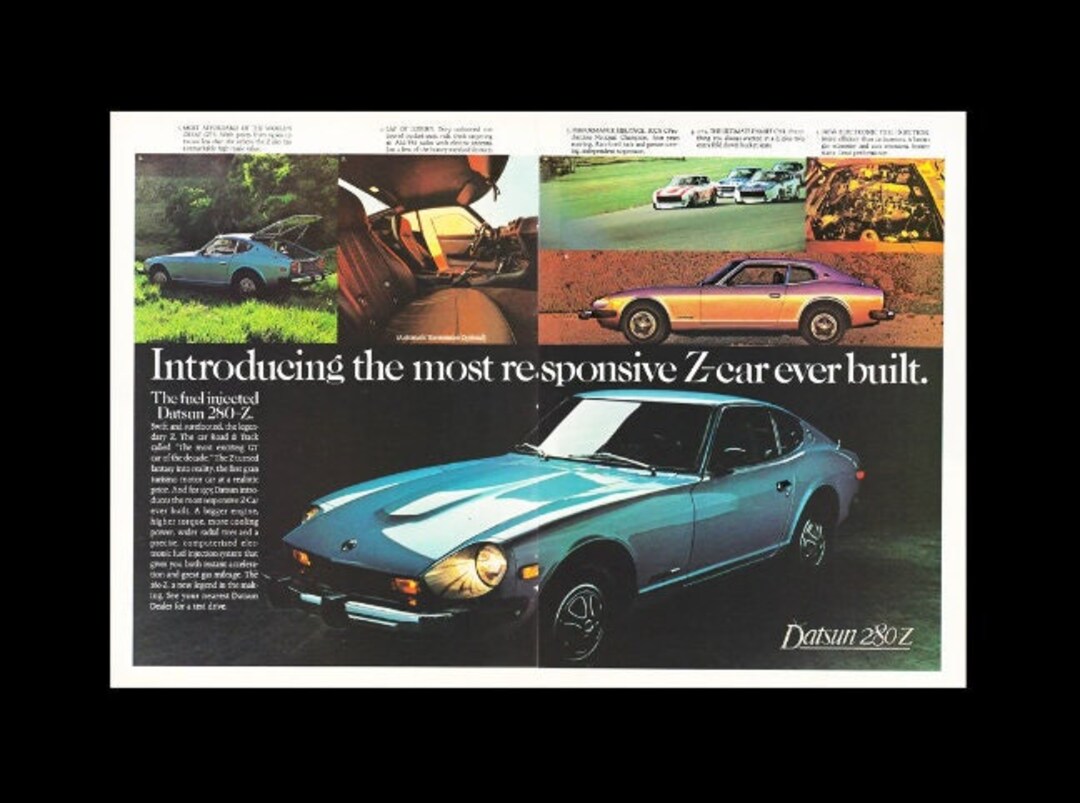 1975 Datsun 280Z Original Magazine Ad - Etsy