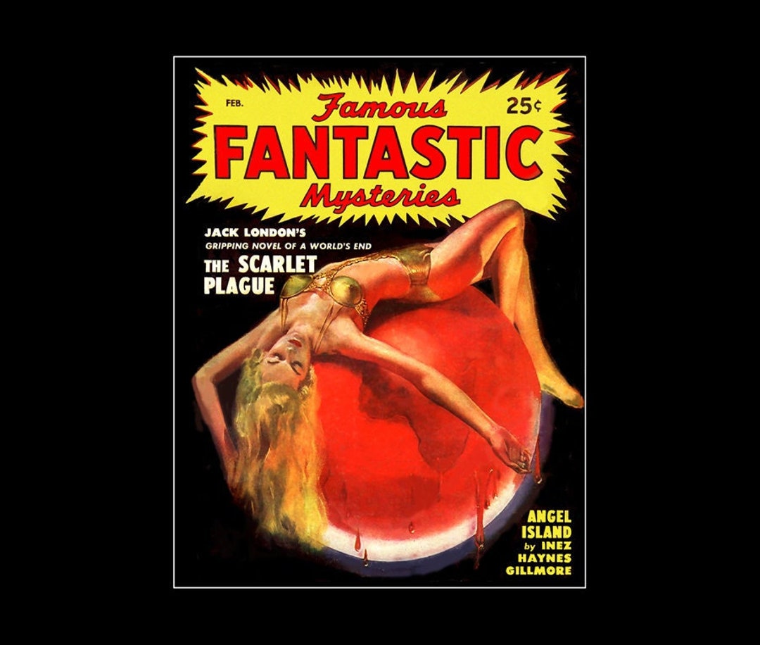 1940s Famous Fantastic Mysteries Science Fiction Stories Pulp Magazine