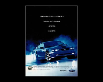 1982 Ford Mustang GT Original Magazine Ad - Etsy