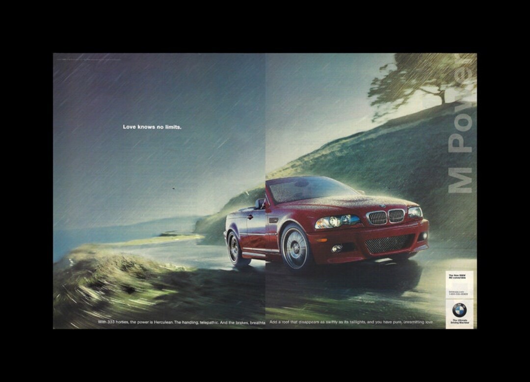 2001 BMW M3 Original Magazine Ad - Etsy