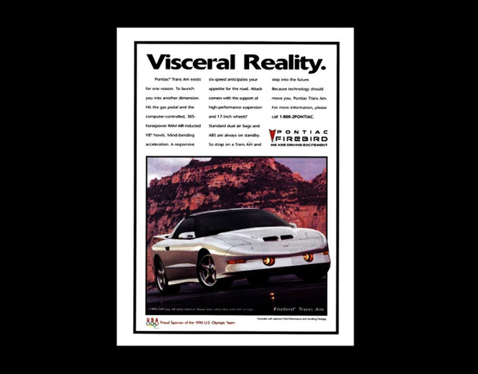 1995 Pontiac Firebird Trans Am Original Retro Magazine Ad - Etsy