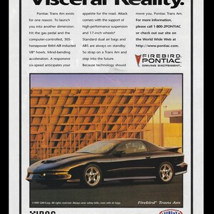1997 Pontiac Firebird Trans Am Original Magazine Ad - Etsy