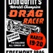 1950's Fremont Drag Strip California Vintage Drag Racing Poster Print ...