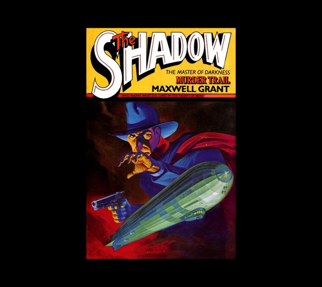 1940's Shadow Detective Pulp Magazine Cover Poster Print - Retro Pulp ...