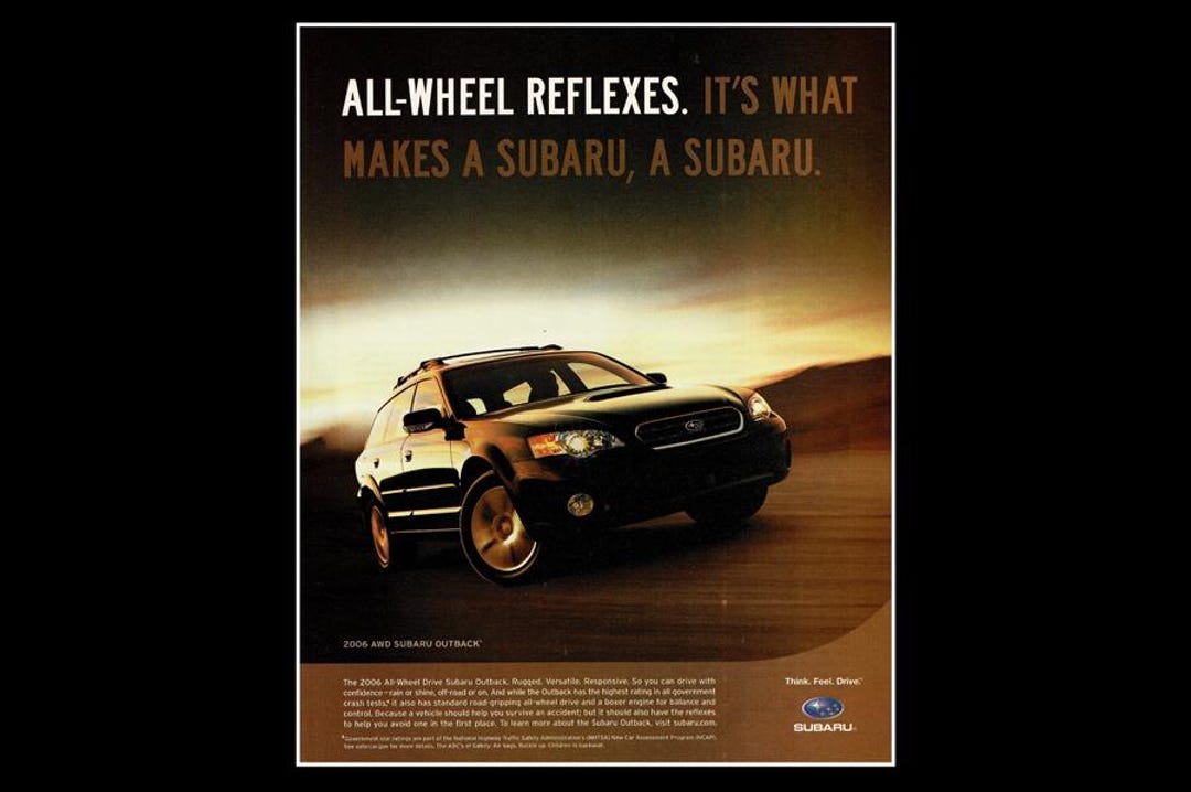 2000's Subaru Outback Original Magazine Ad - Etsy