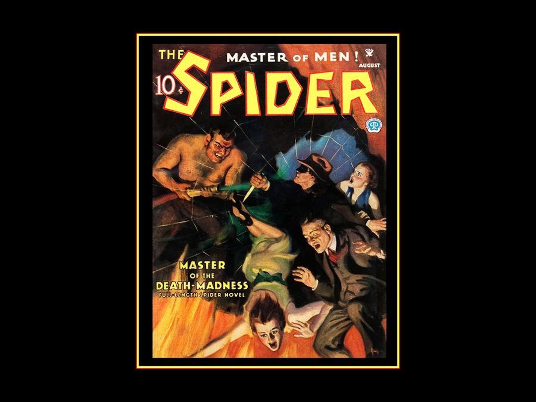 1940's the Spider Mystery Detective Pulp Magazine Cover Poster Print ...