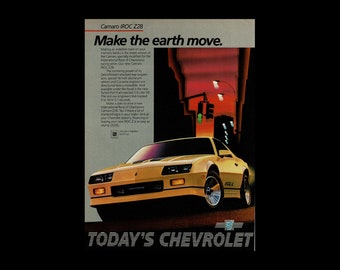 1979 Chevy Camaro IROC Z28 Original Magazine Ad - Etsy