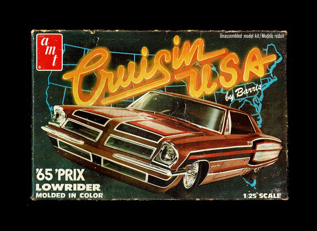 1965 Pontiac Grand Prix Custom Low Rider Vintage AMT Model Kit - Etsy