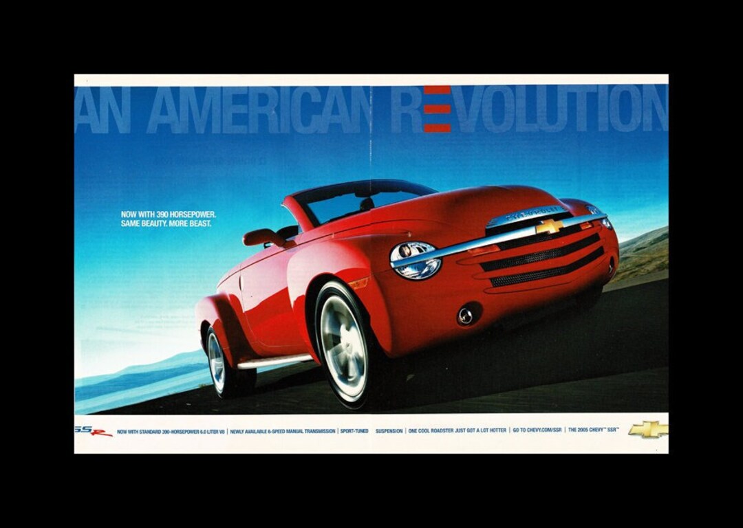 2004 Chevy SSR Original Magazine Ad - Etsy