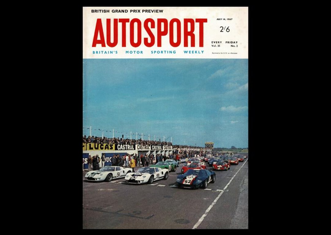 1967 July Autosport British Auto Racing Weekly Magazine - 3 Ford GT 40 ...