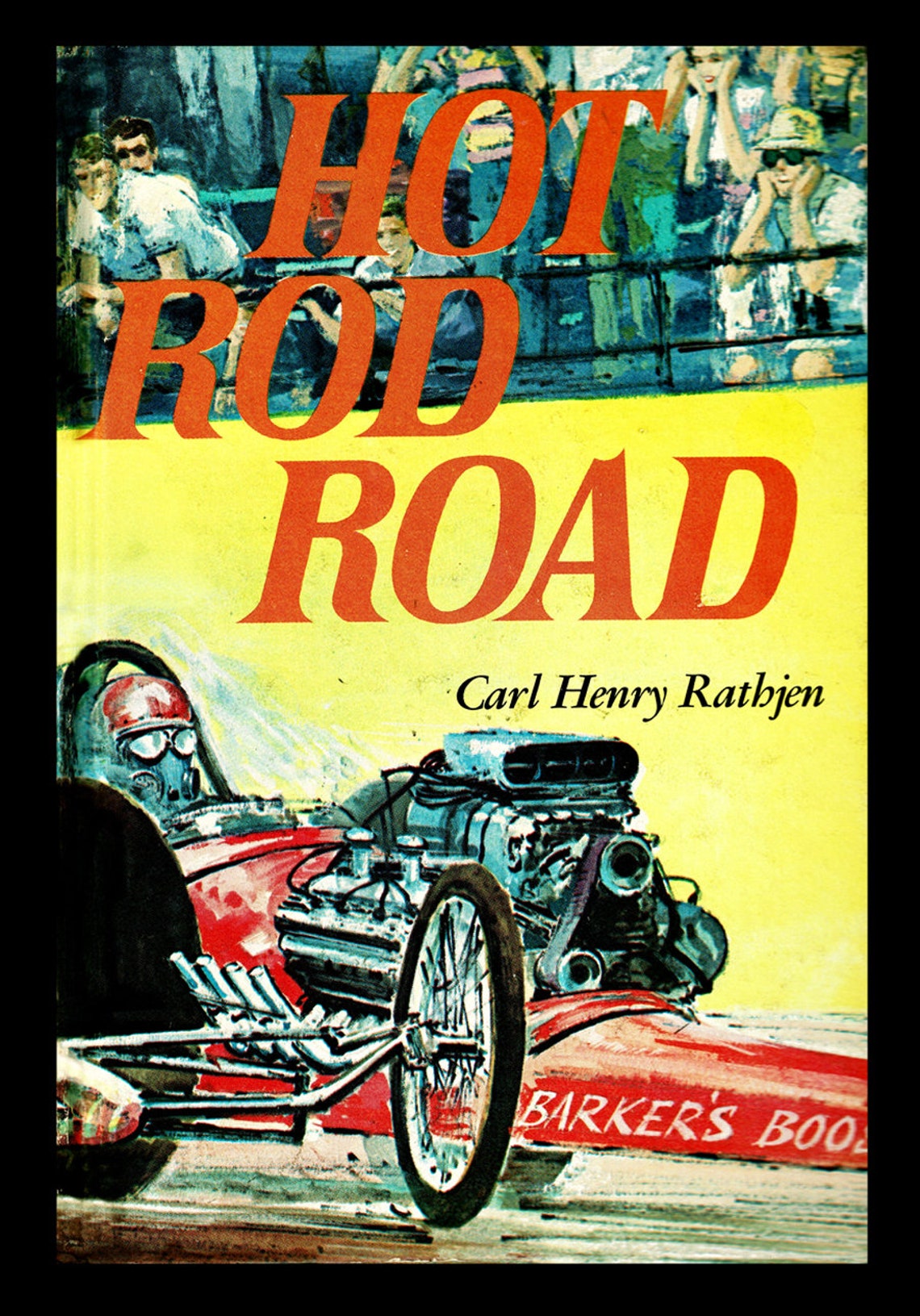 1968 hot Rod Road Drag Racing Novel Cover Poster - Etsy