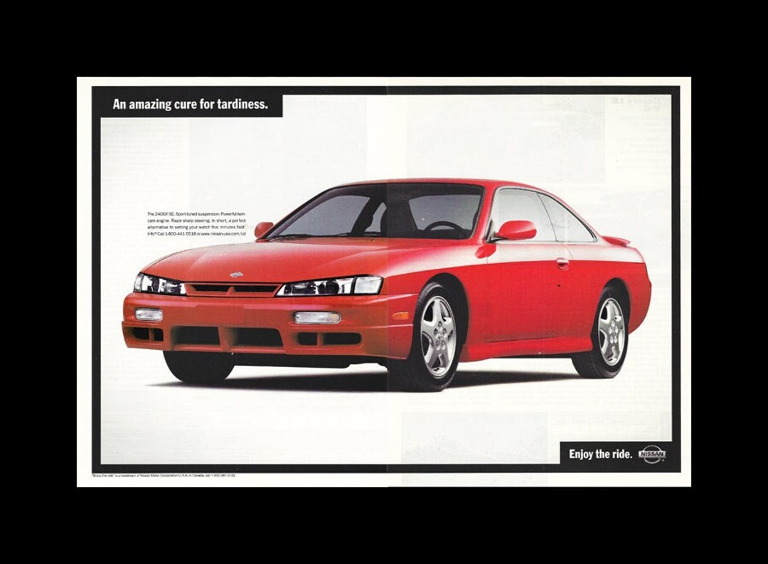 1997 Nissan 240SX SE Original Magazine Ad - Etsy