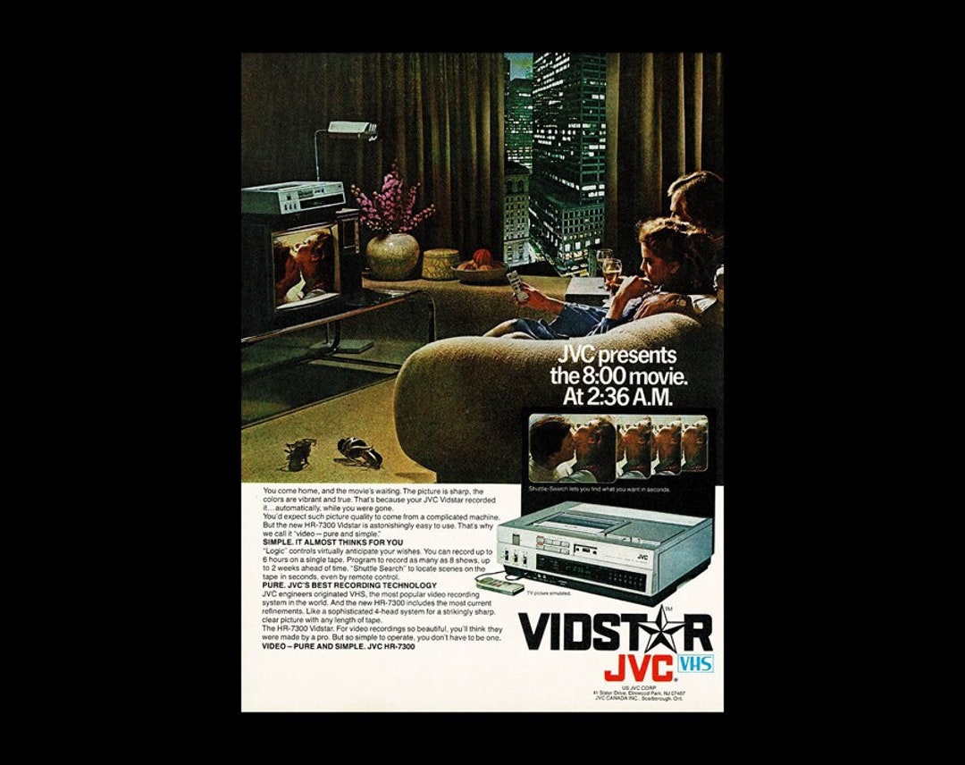 1982 JVC VHS Tape Decks Original Magazine Ad Vintage Audio - Etsy
