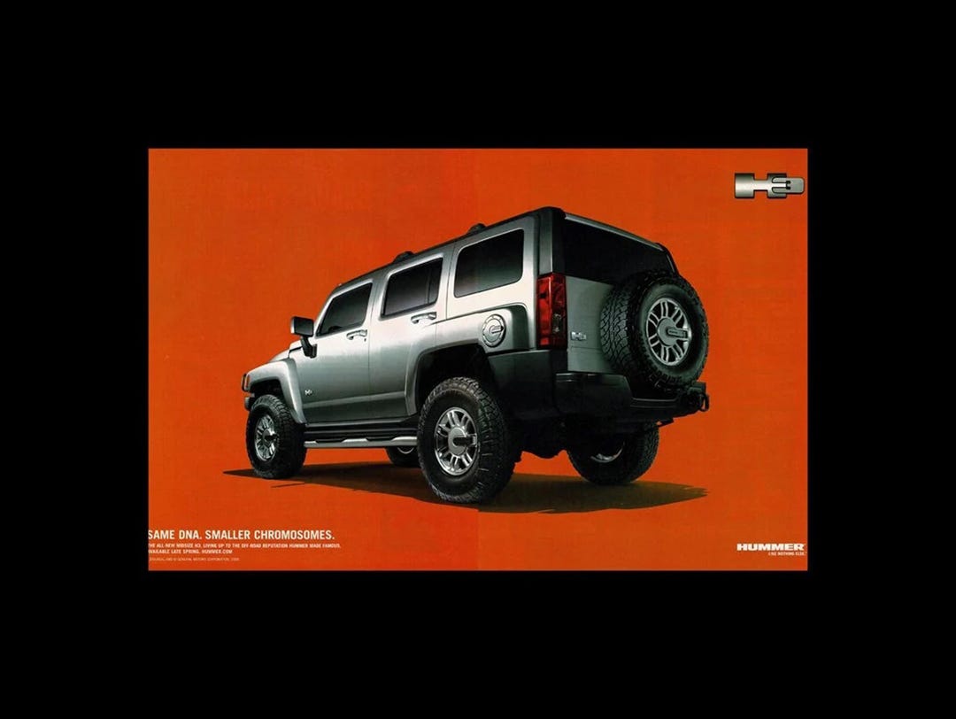2000's Hummer H3 Original Magazine Ad - Etsy