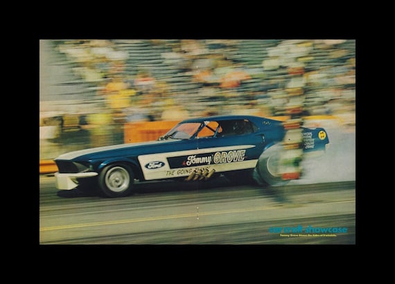 1970 Tom Grove Ford Mustang Funny Car Car Craft Magazine - Etsy