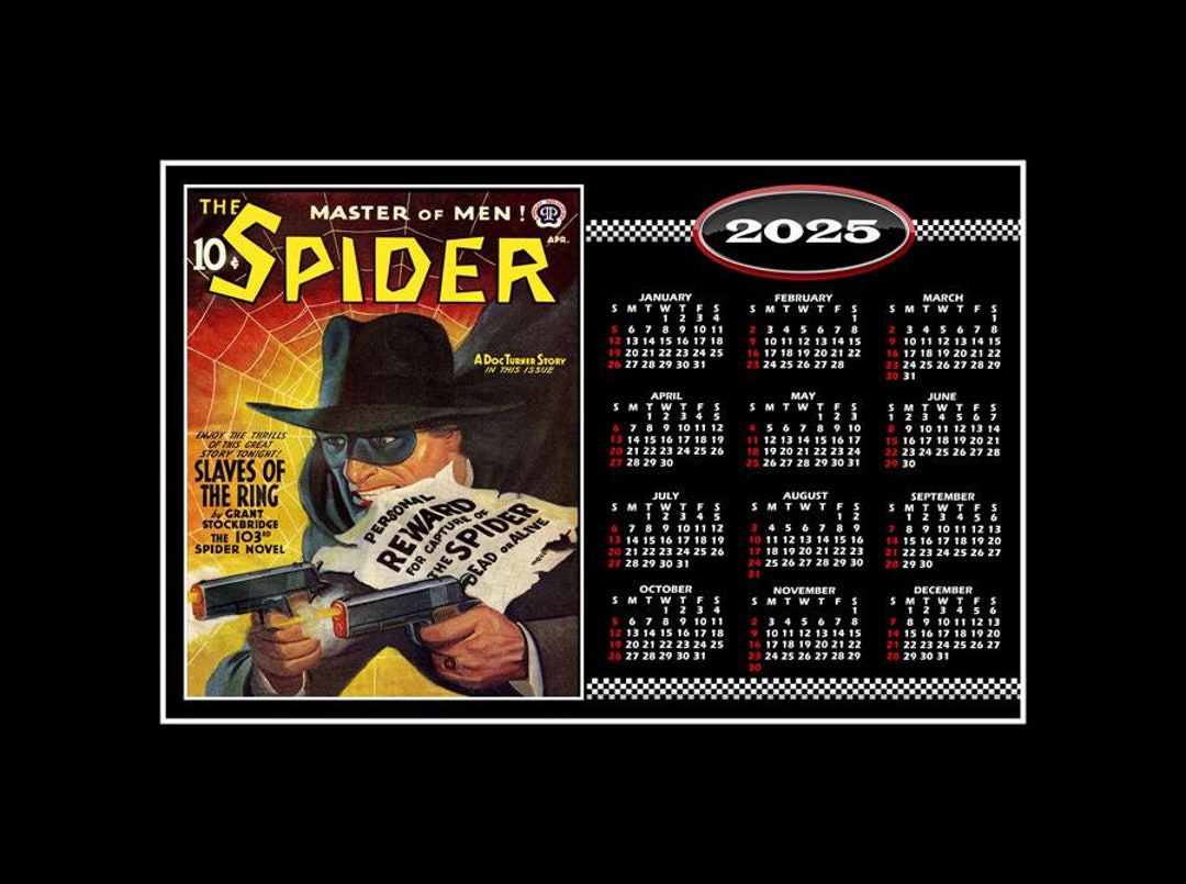 1940's the Spider Detective Pulp Magazine Cover Illustration Art 2025 ...
